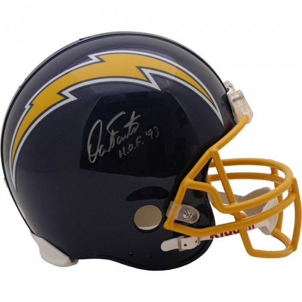 Dan Fouts Signed San Diego Chargers Full-Size Authentic On-Field Helmet ...