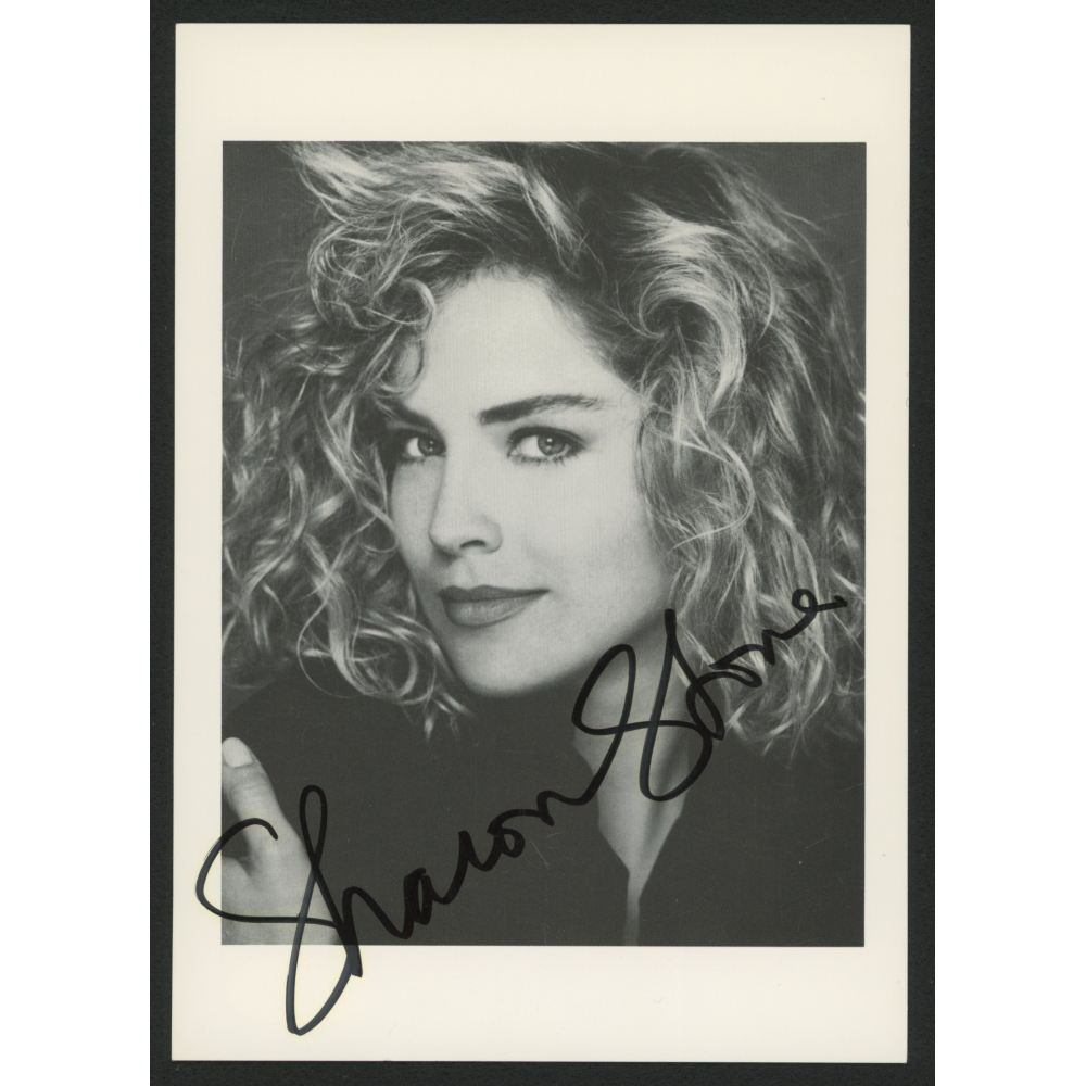 Sharon Stone Signed 5x7 Photo (JSA COA) | Pristine Auction