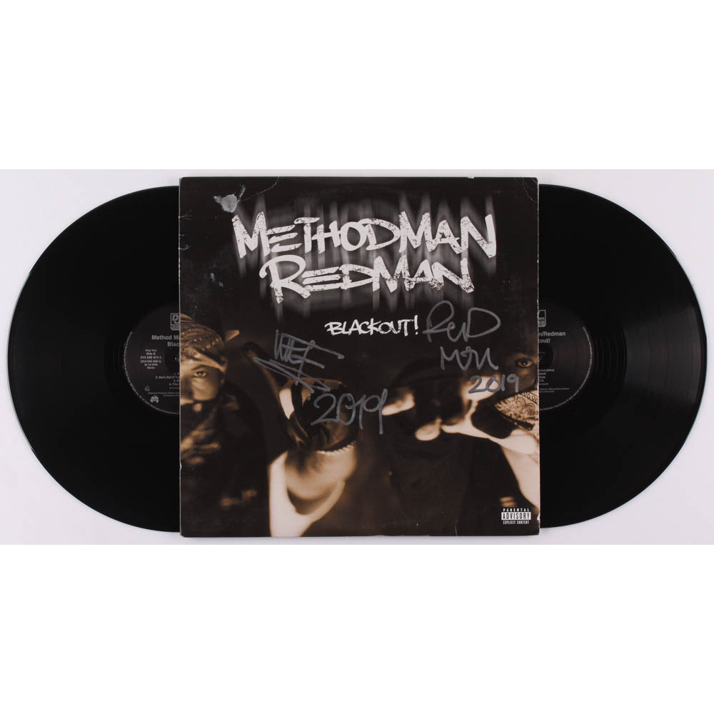 Method Man & Redman Signed "Blackout!" Vinyl Record Album Cover ...