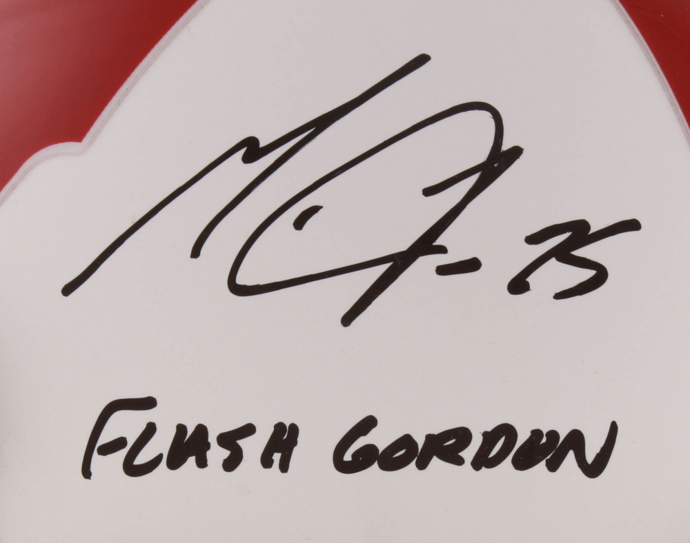 Melvin Gordon Signed Wisconsin Badgers Full-Size Helmet Inscribed ...