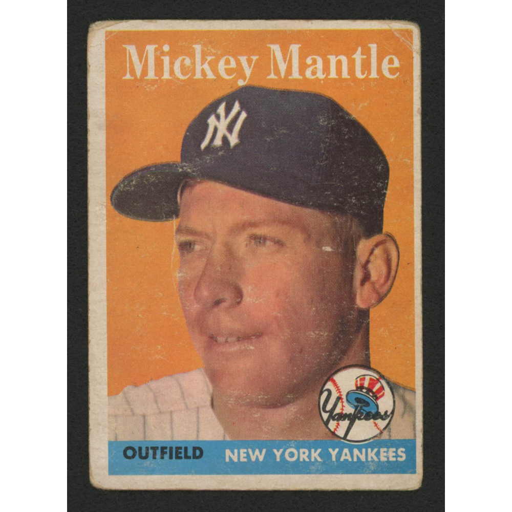 1958 Topps #150 Mickey Mantle | Pristine Auction