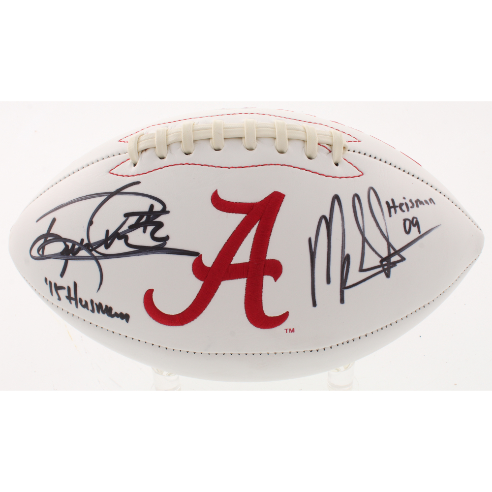 Mark Ingram Jr. & Derrick Henry Signed Alabama Crimson Tide Logo ...