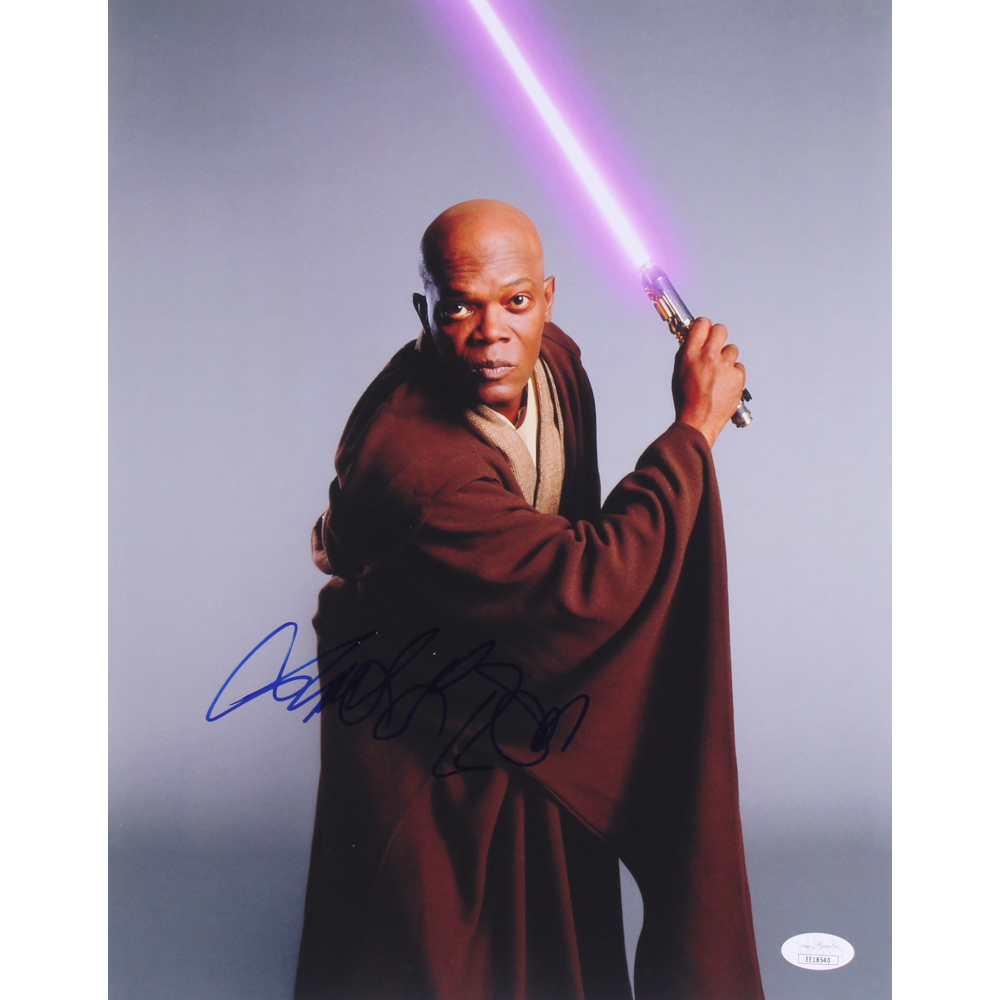 Samuel L. Jackson Signed "Star Wars" 11x14 Photo (JSA COA) | Pristine ...