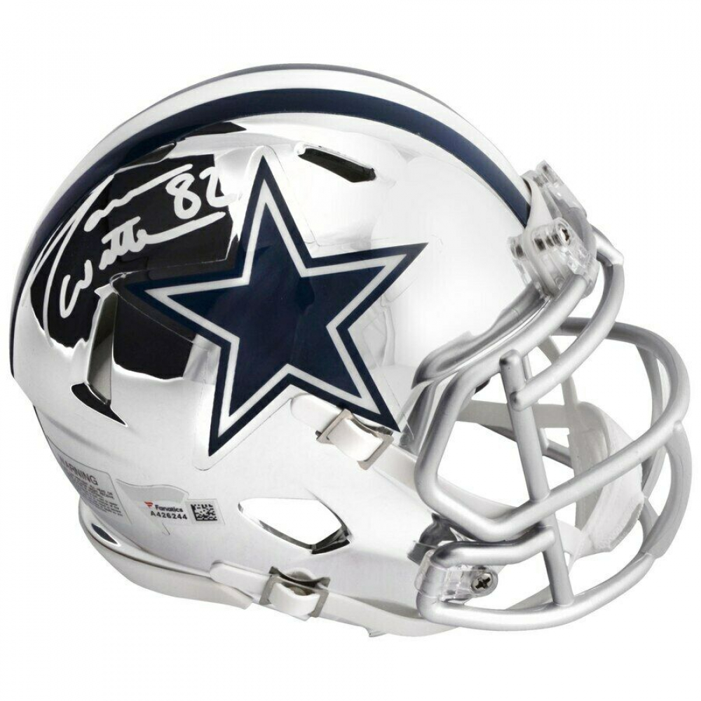 Jason Witten Signed Dallas Cowboys Chrome Speed Mini Helmet (Fanatics ...