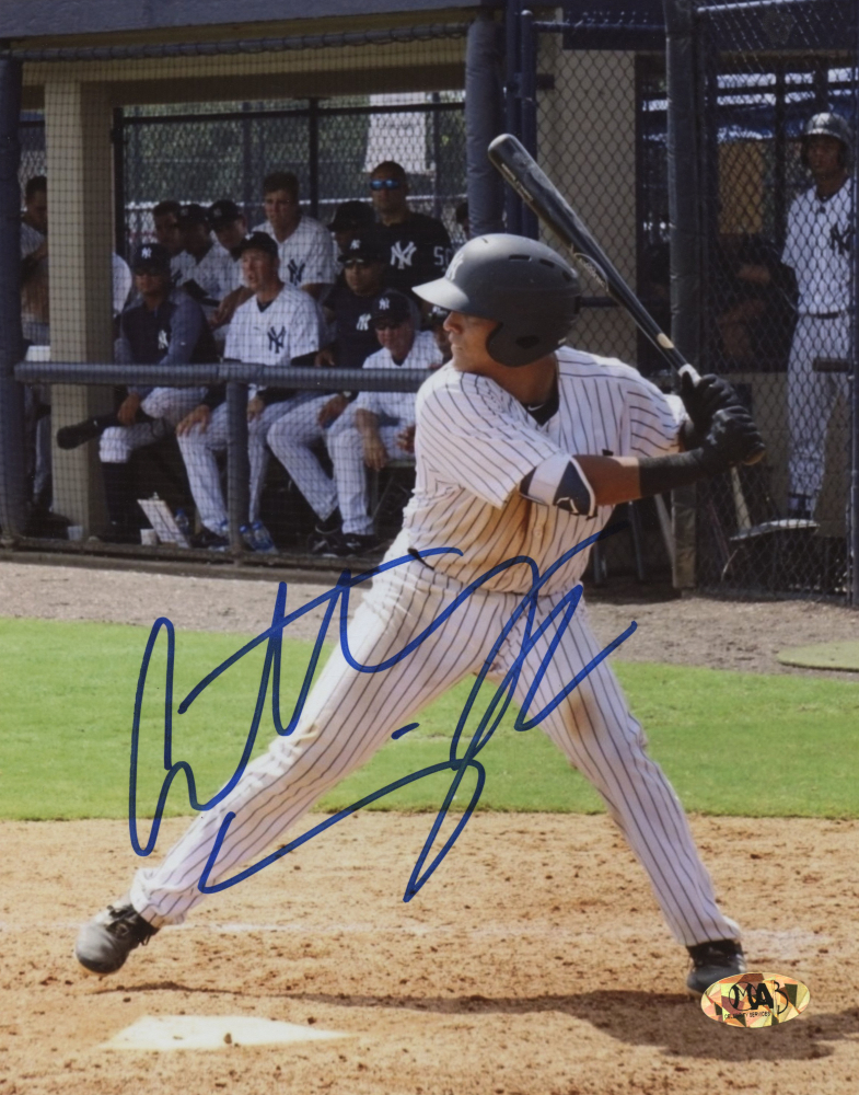 Anthony Seigler Signed New York Yankees 8x10 Photo (MAB Hologram) | Pristine Auction