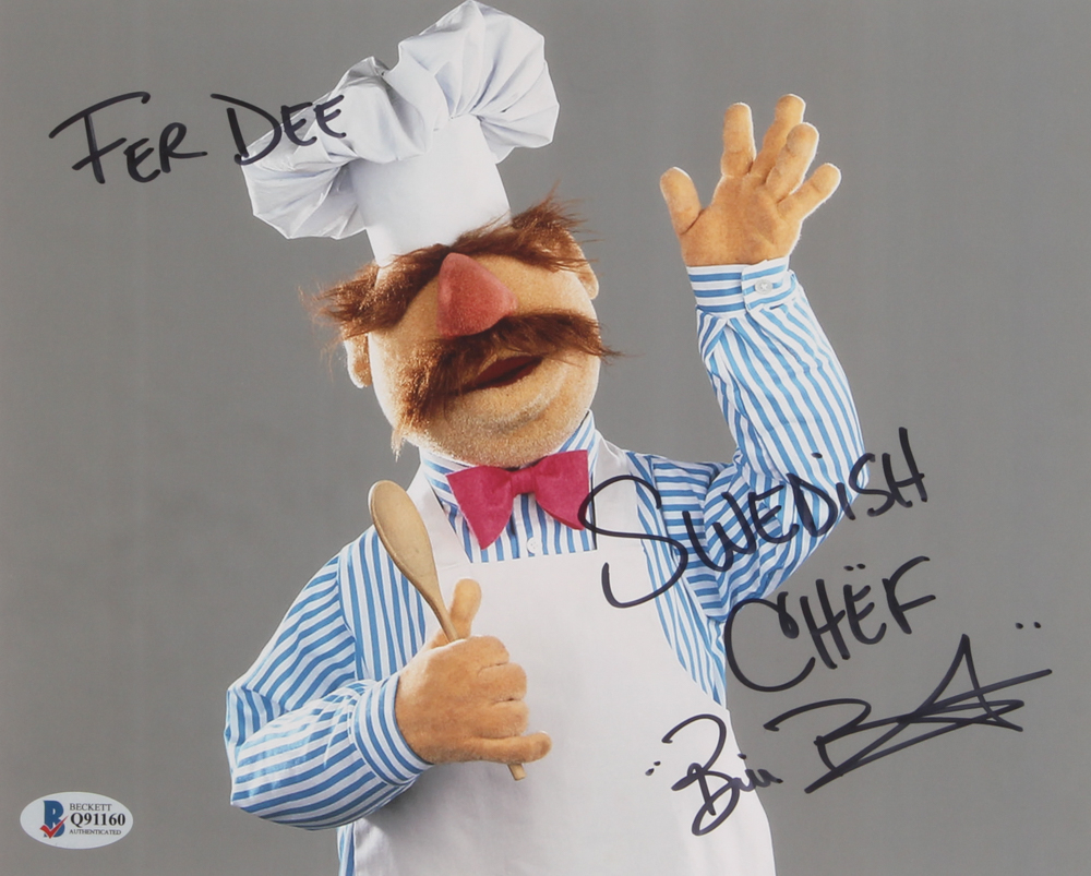 Bill Barretta Signed "The Muppets" 8x10 Photo Inscribed "Swedish Chef ...