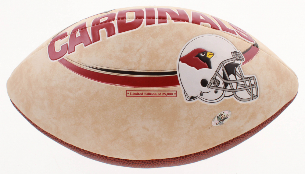 Charley Trippi & Don Maynard Signed LE Arizona Cardinals Logo Football ...