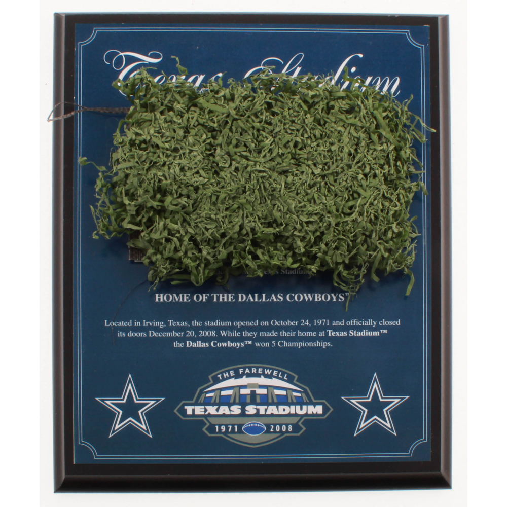 Dallas Cowboys Texas Stadium "The Farewell" Final Season 8x10 Plaque ...