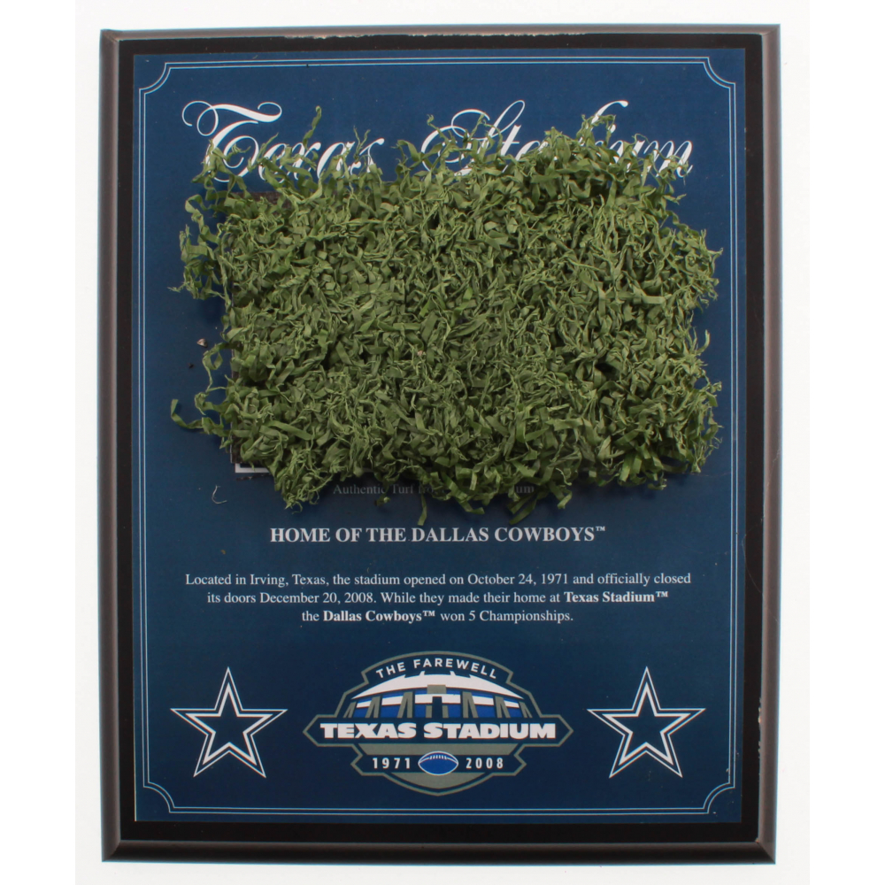 Dallas Cowboys Texas Stadium "The Farewell" Final Season 8x10 Plaque ...