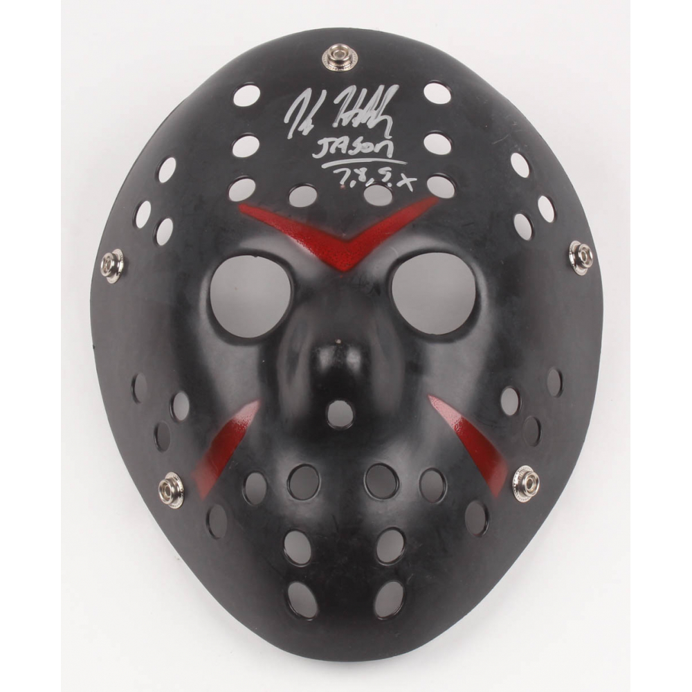 Kane Hodder Signed "Friday the 13th" Mask Inscribed "Jason 7, 8, 9, X ...
