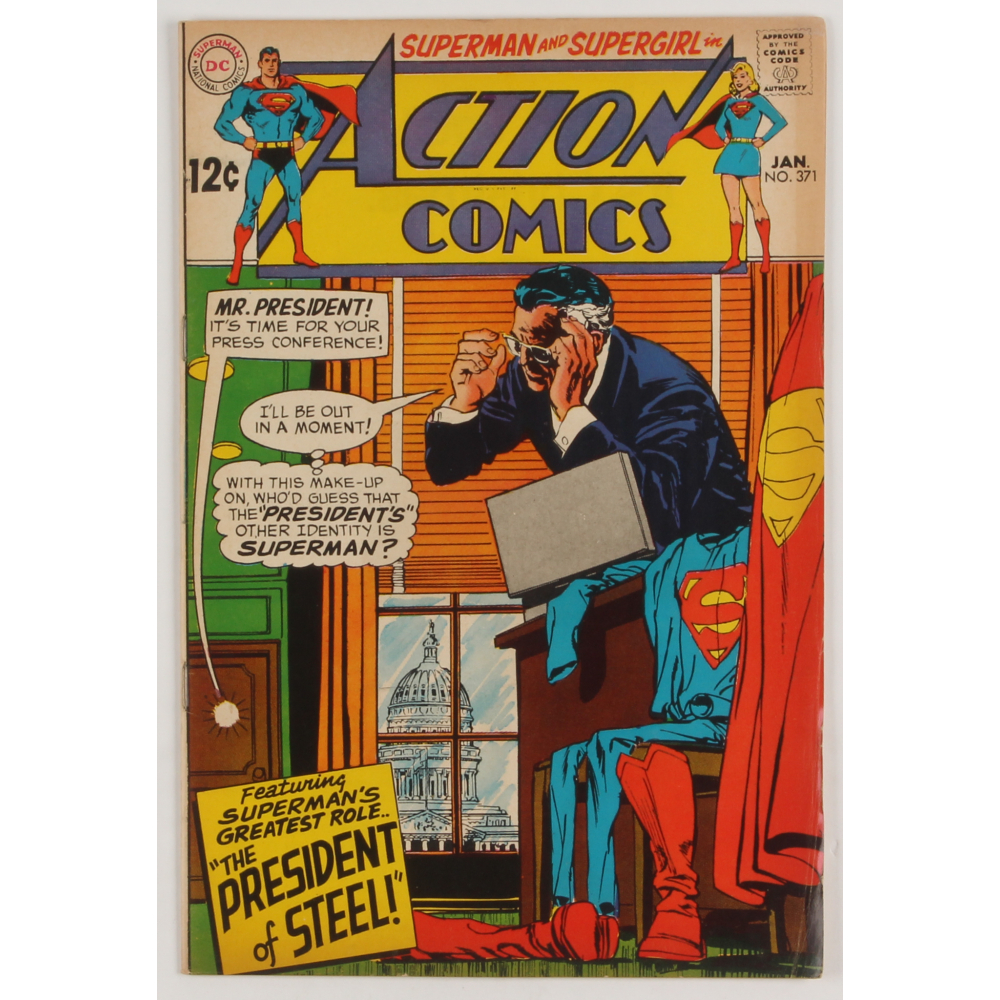 1969 "Action Comics" Issue #371 DC Comic Book | Pristine Auction