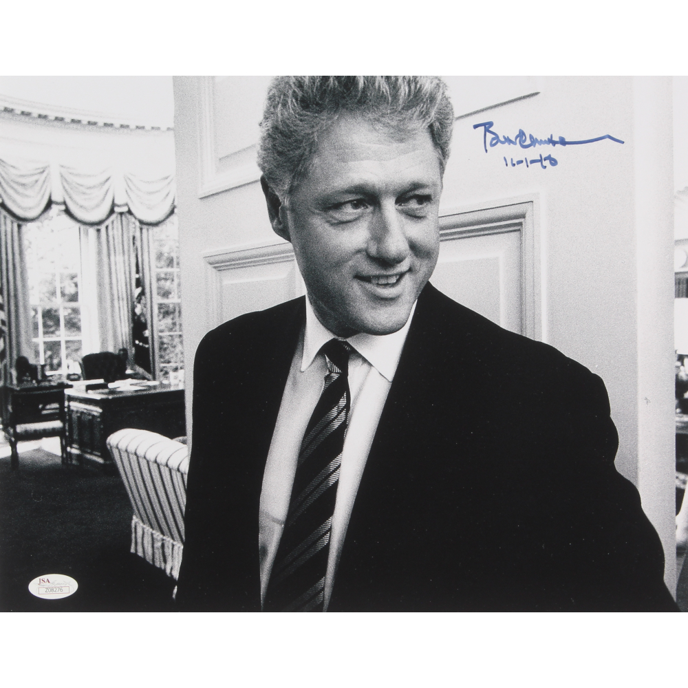Bill Clinton Signed 11x14 Photo Inscribed "11-1-16" (JSA LOA ...