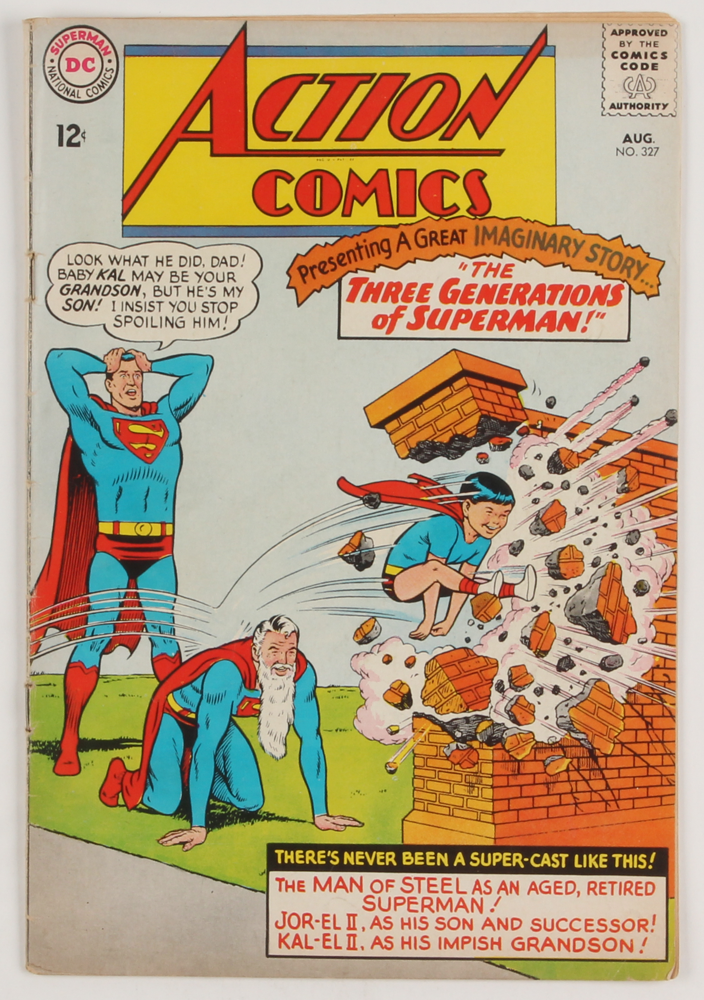 1965 Action Comics Issue 327 Dc Comic Book Pristine Auction