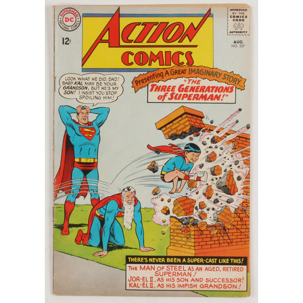 1965 "Action Comics" Issue #327 DC Comic Book | Pristine Auction