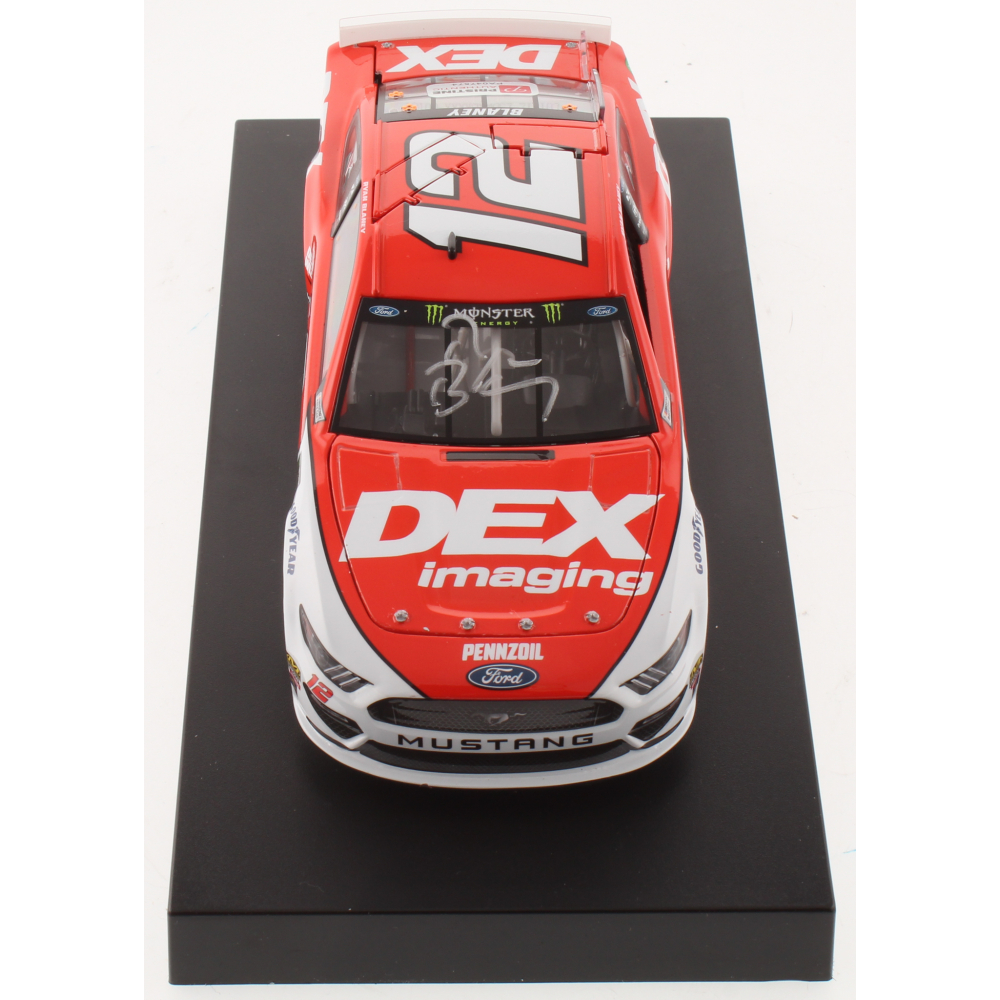 Ryan Blaney Signed NASCAR #12 DEX Imaging 2019 Mustang - 1:24 Premium ...