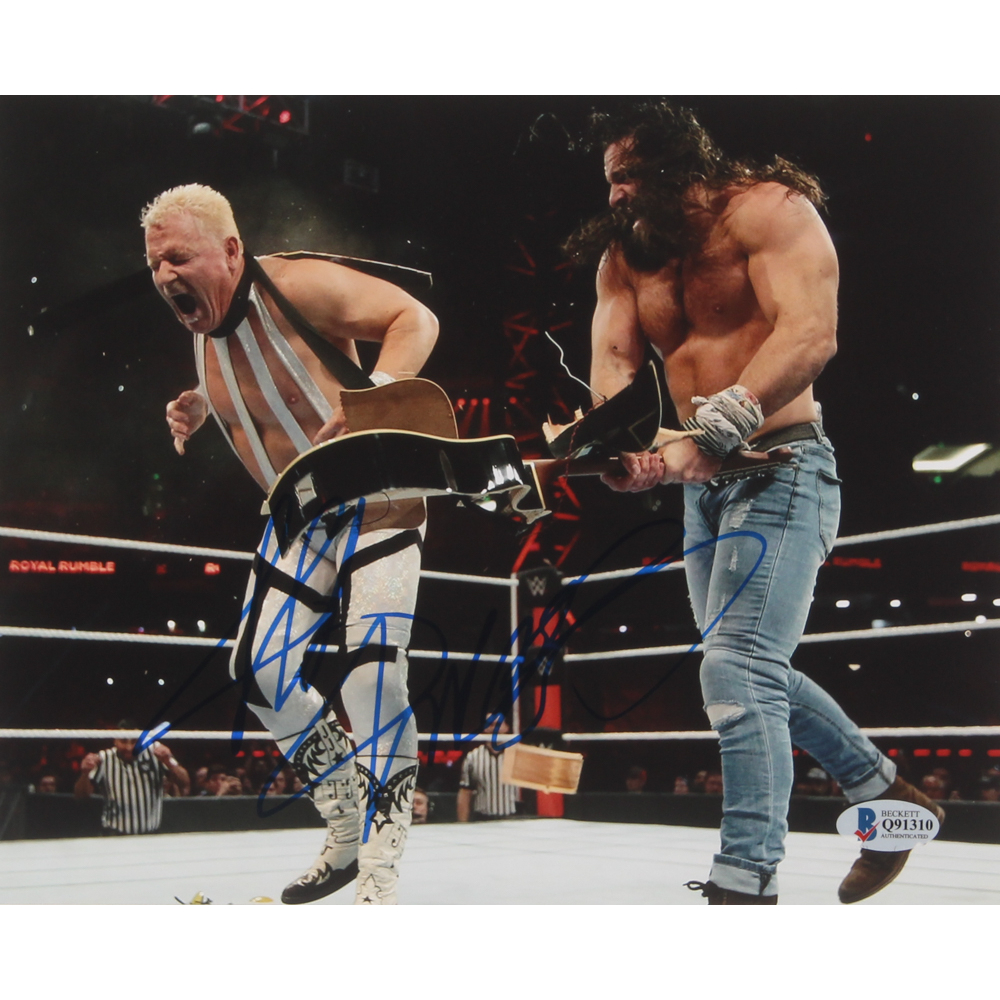 Jeff Jarrett & Elias Signed WWE 8x10 Photo (Beckett COA) | Pristine Auction