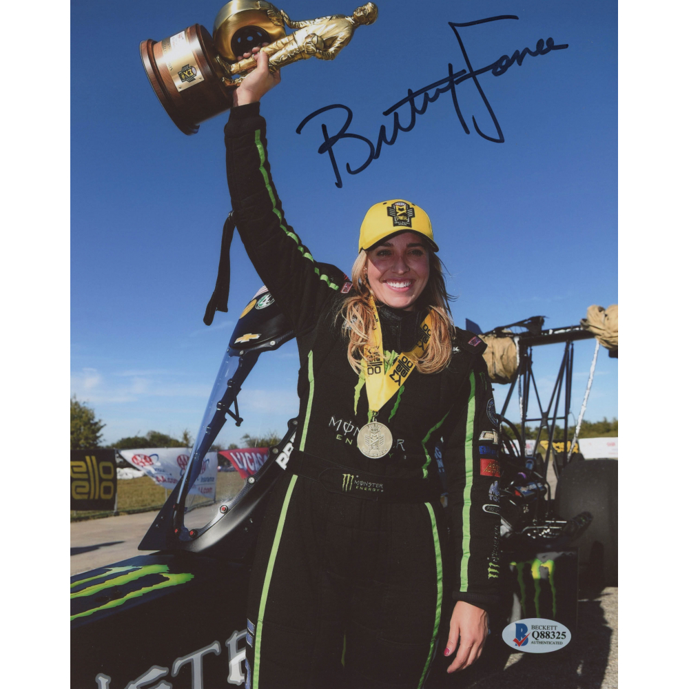 Brittany Force Signed 8x10 Photo (Beckett COA) | Pristine Auction