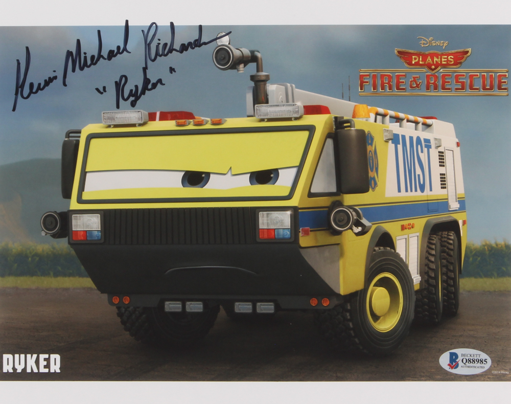 Kevin Michael Richardson Signed "Planes: Fire & Rescue" 8x10 Photo Inscribed "Ryker" (Beckett ...