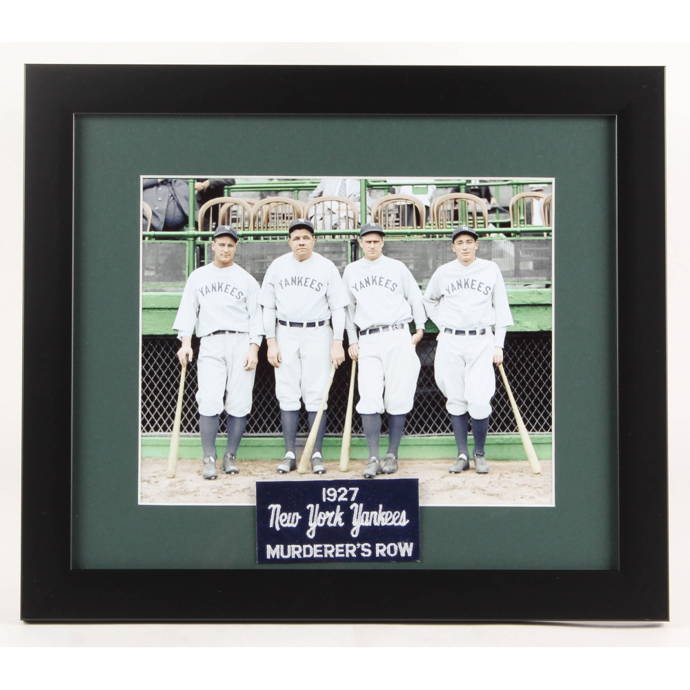 Babe Ruth, Loug Gehrig, Earle Combs & Tony Lazzeri New York Yankees ...