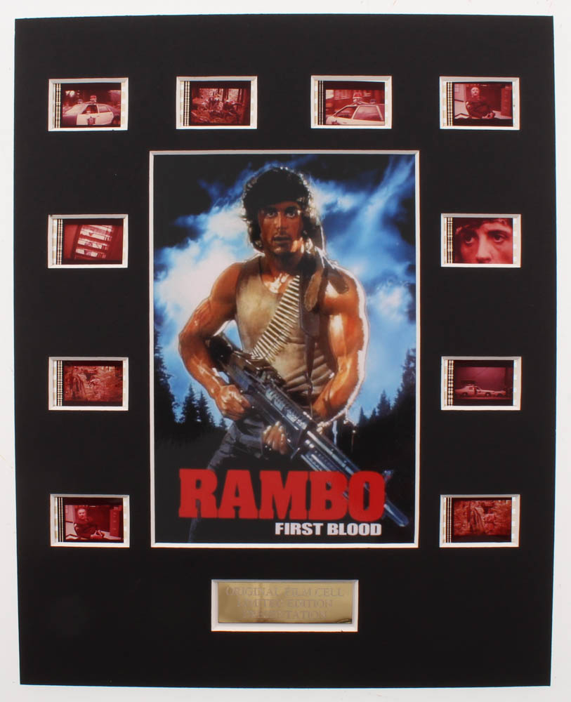 "Rambo: First Blood" LE 8x10 Custom Matted Original Film / Movie Cell ...
