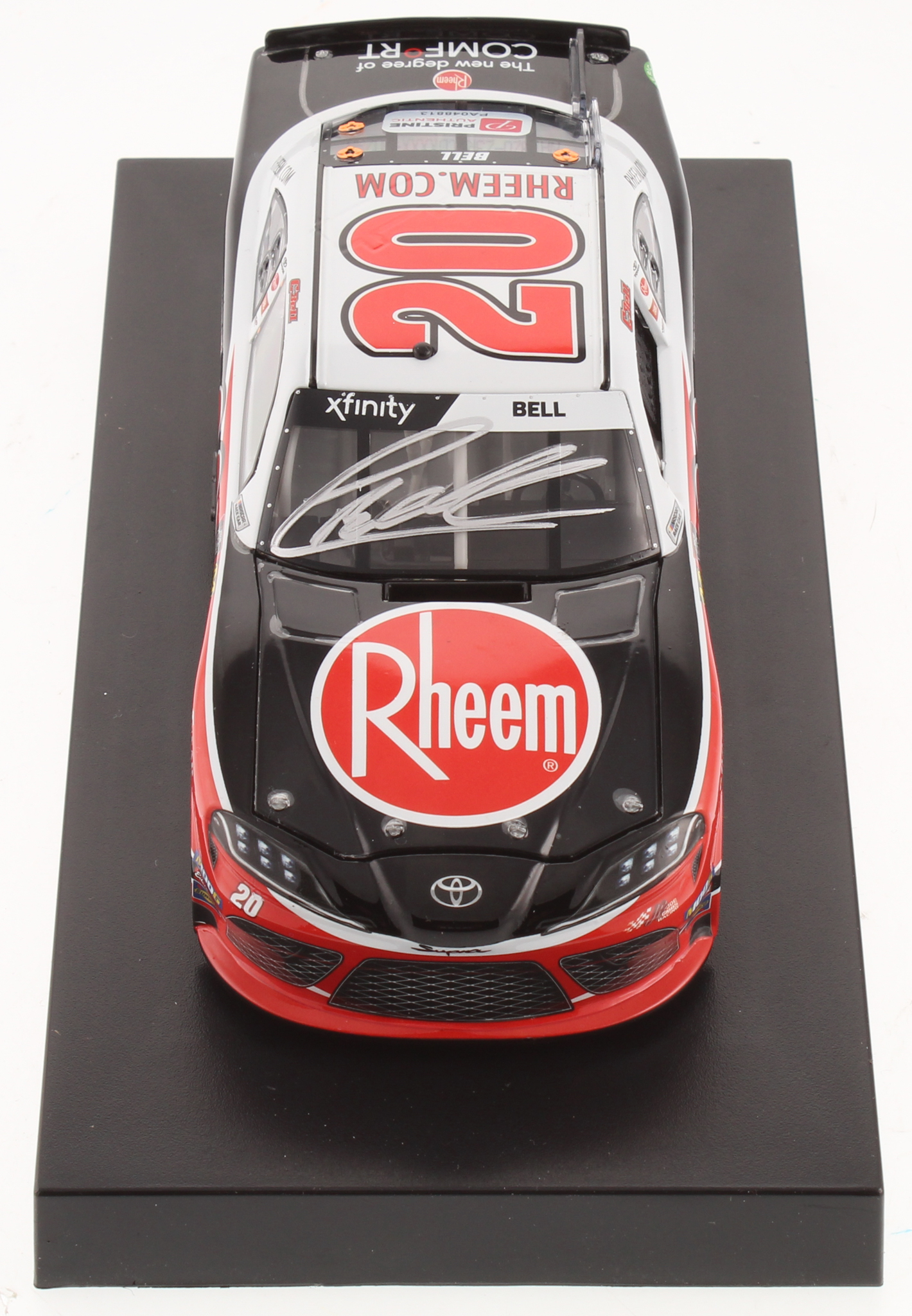 Christopher Bell Signed NASCAR #20 Rheem 2019 Supra - 1:24 Premium ...
