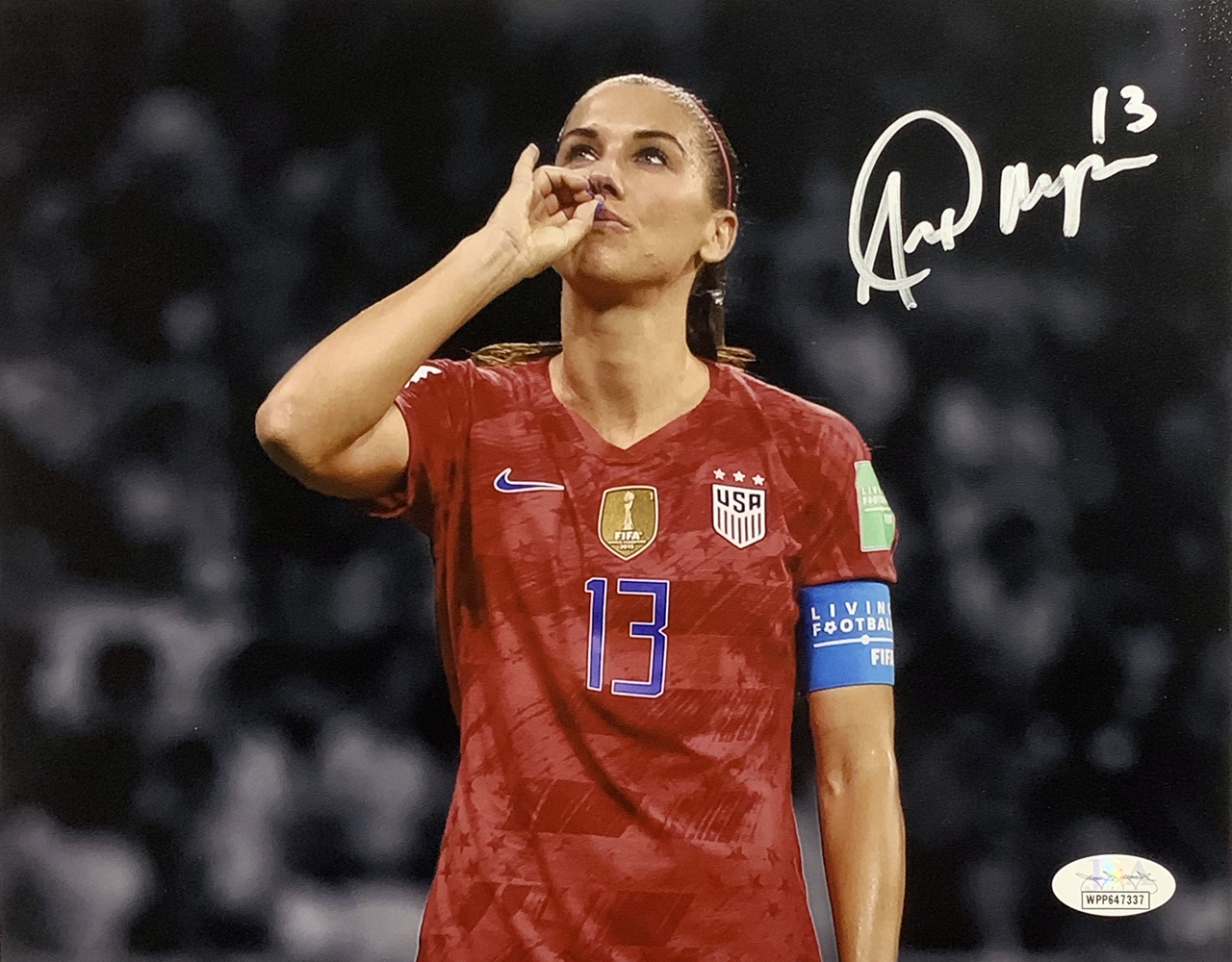 Alex Morgan Signed Team USA 8x10 Photo (JSA COA) | Pristine Auction