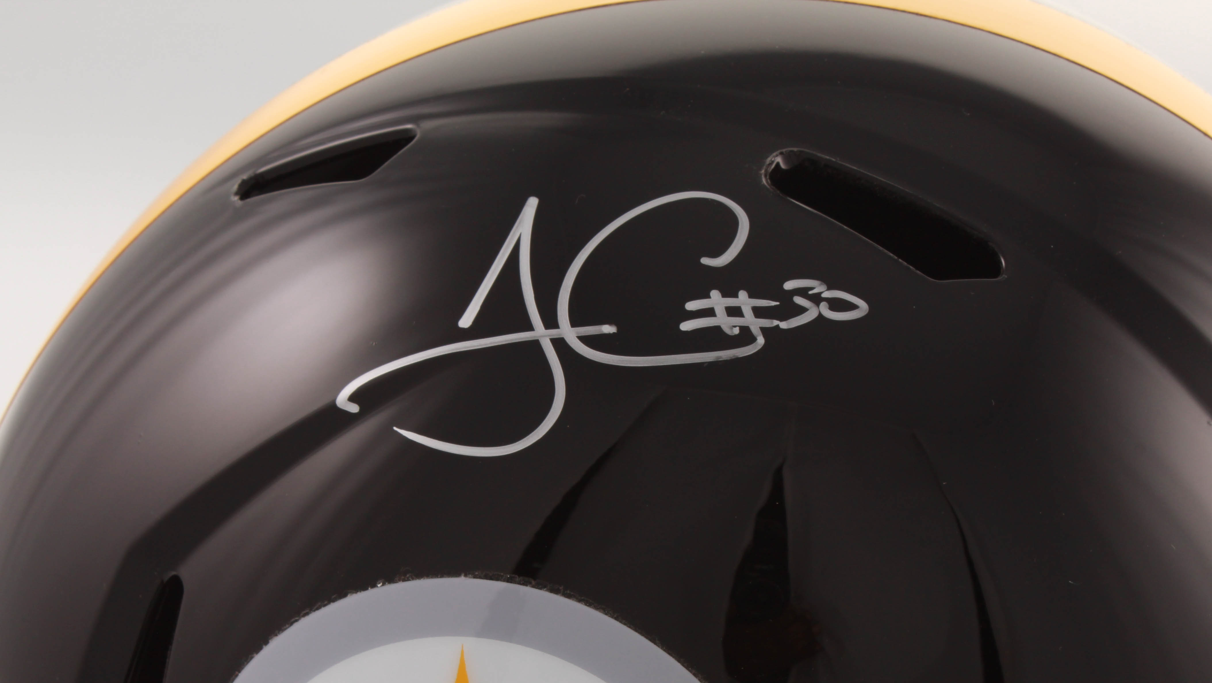 James Conner Signed Pittsburgh Steelers Full-Size Speed Helmet (JSA COA ...