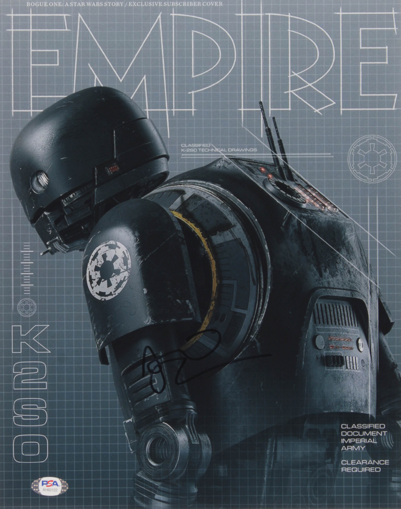 Alan Tudyk Signed "Rogue One" 11x14 Photo (PSA COA) | Pristine Auction