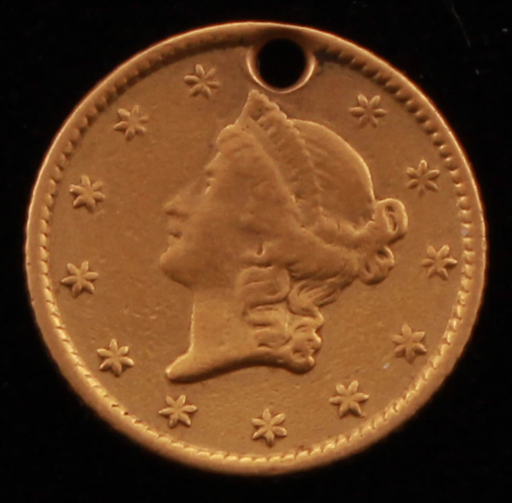 Vintage $1 Type I Gold Love Token | Pristine Auction