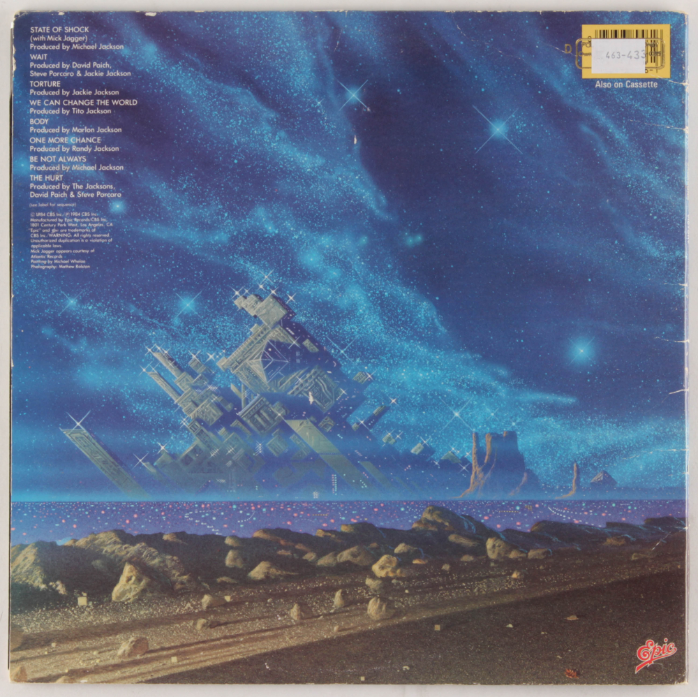 Michael Jackson Signed The Jackson 5 "Victory" Vinyl Record Album Cover ...