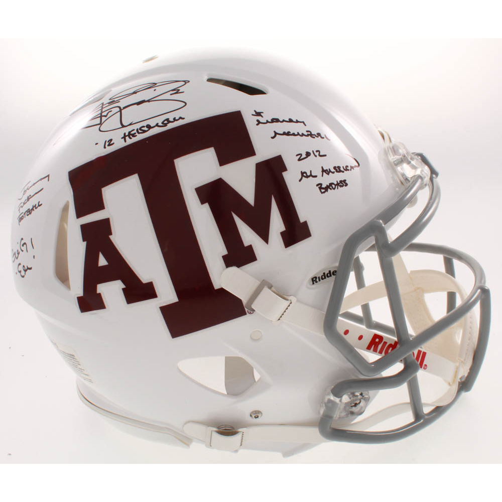 Johnny Manziel Signed Texas A&M Aggies Full-Size Authentic On-Field ...