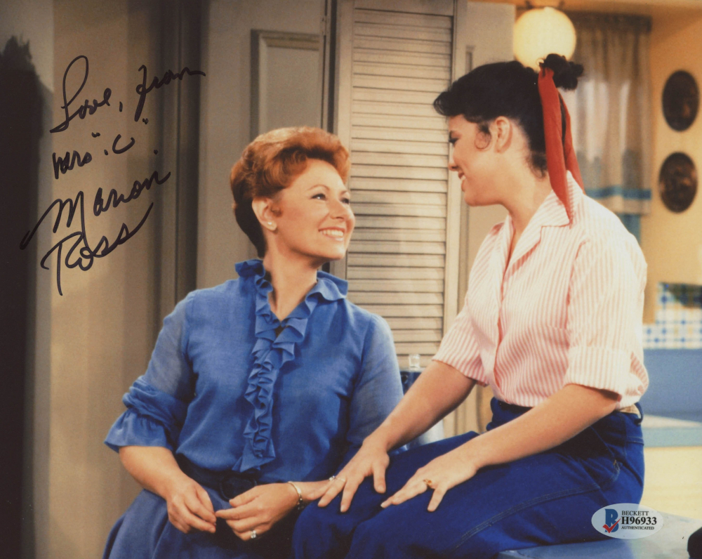 Marion Ross Signed "Happy Days" 8x10 Photo Inscribed "Love From Mrs. "C ...