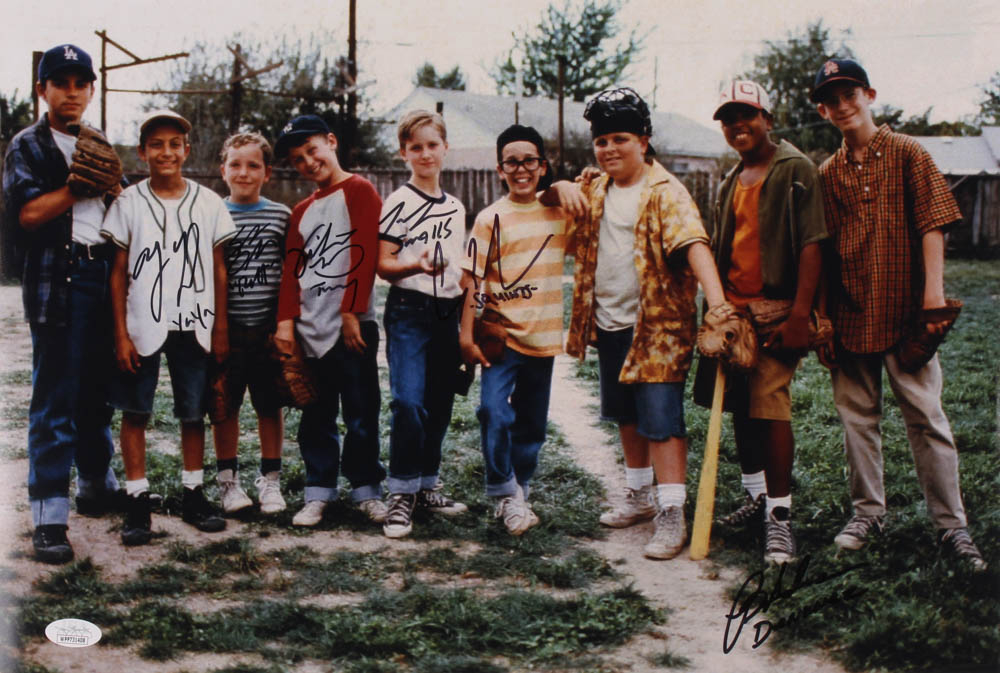 "The Sandlot" 12x18 Photo Cast-Signed by (6) With Tom Guiry, Marty York ...