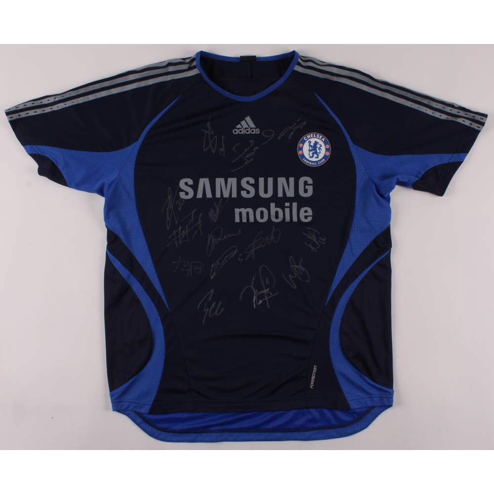 2006-07 Chelsea F.C. Jersey Team-Signed by (14) with Petr Cech, Frank ...