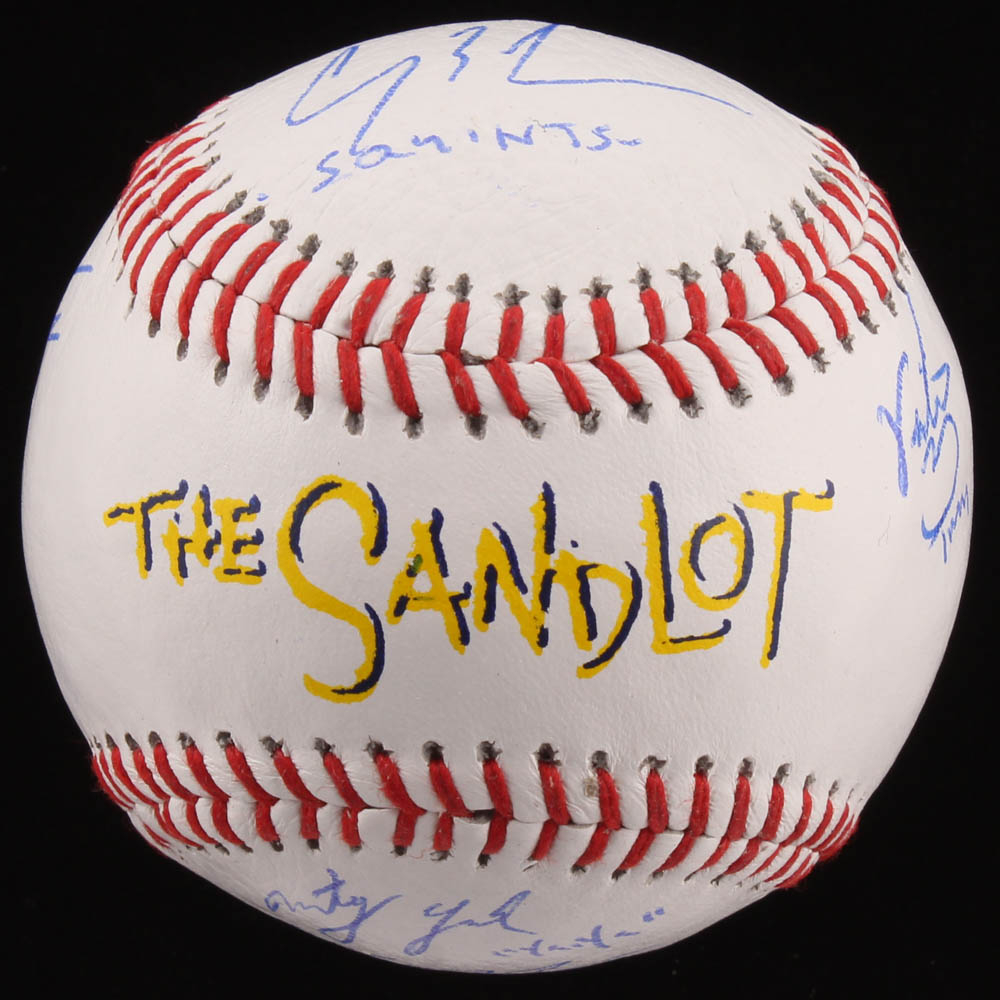 "The Sandlot" Logo Baseball Cast-Signed By (6) with Tom Guiry, Chauncey ...