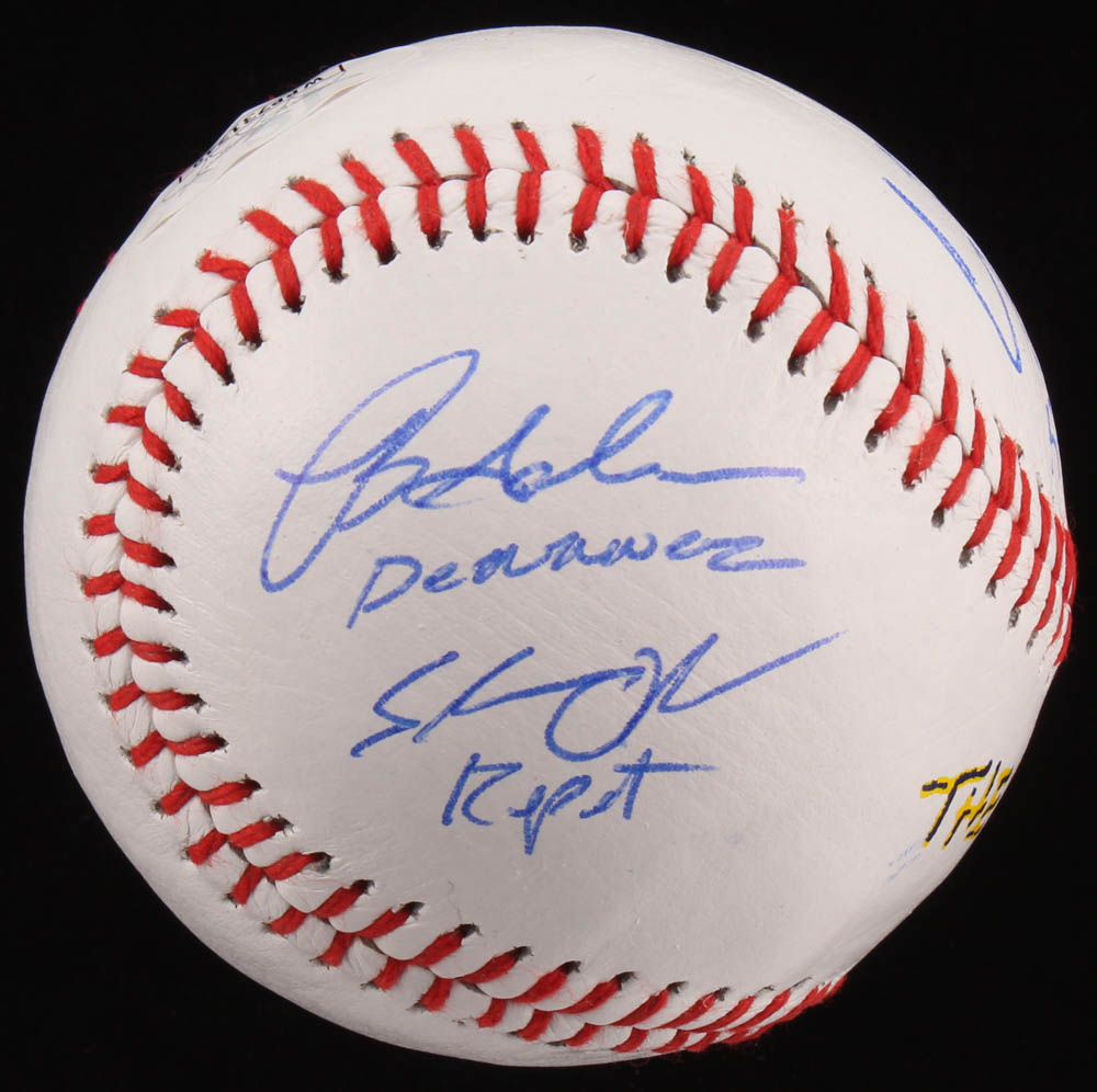 "The Sandlot" Logo Baseball Cast-Signed By (5) with Tom Guiry, Chauncey ...