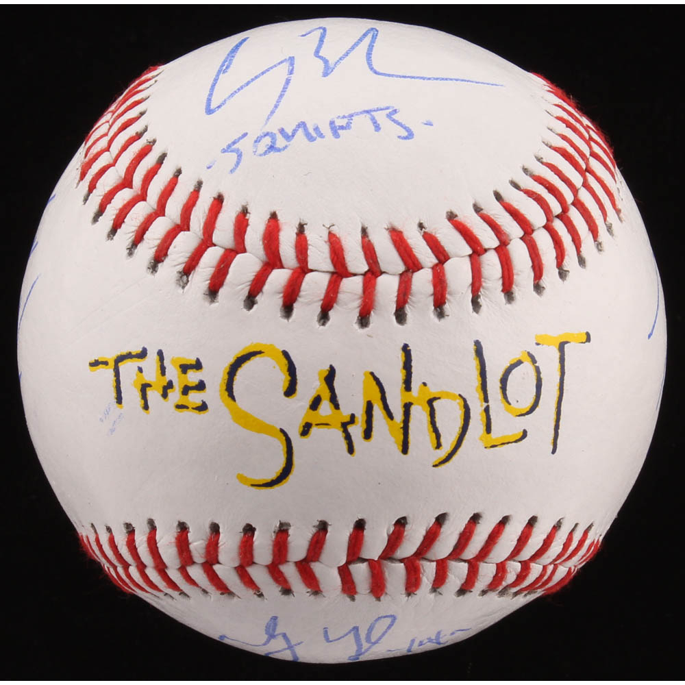 "The Sandlot" Logo Baseball Cast-Signed By (5) with Tom Guiry, Chauncey ...