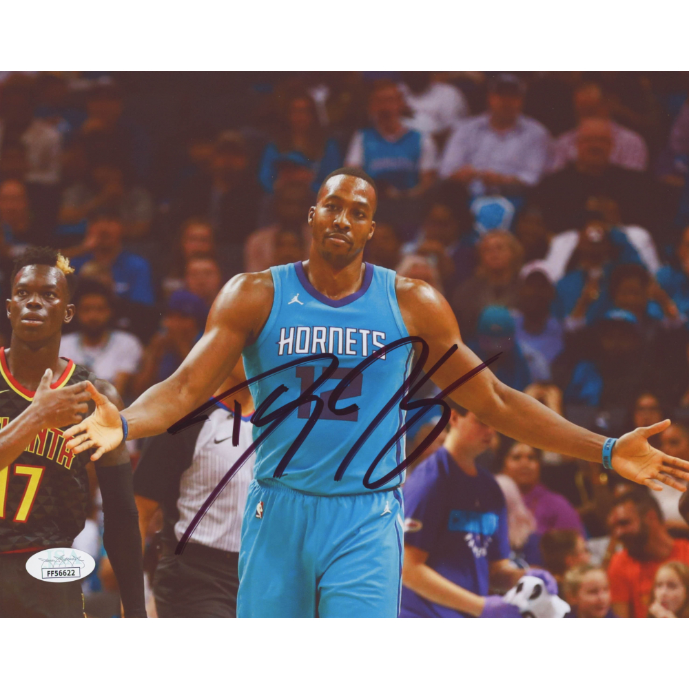 Dwight Howard Signed Charlotte Hornets 8x10 Photo (JSA COA) | Pristine ...
