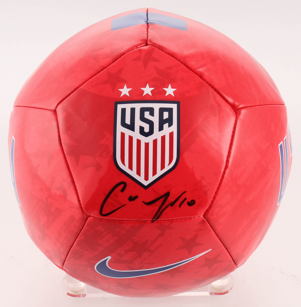 Carli Lloyd Signed Team USA Logo Nike Soccer Ball (JSA COA) | Pristine ...