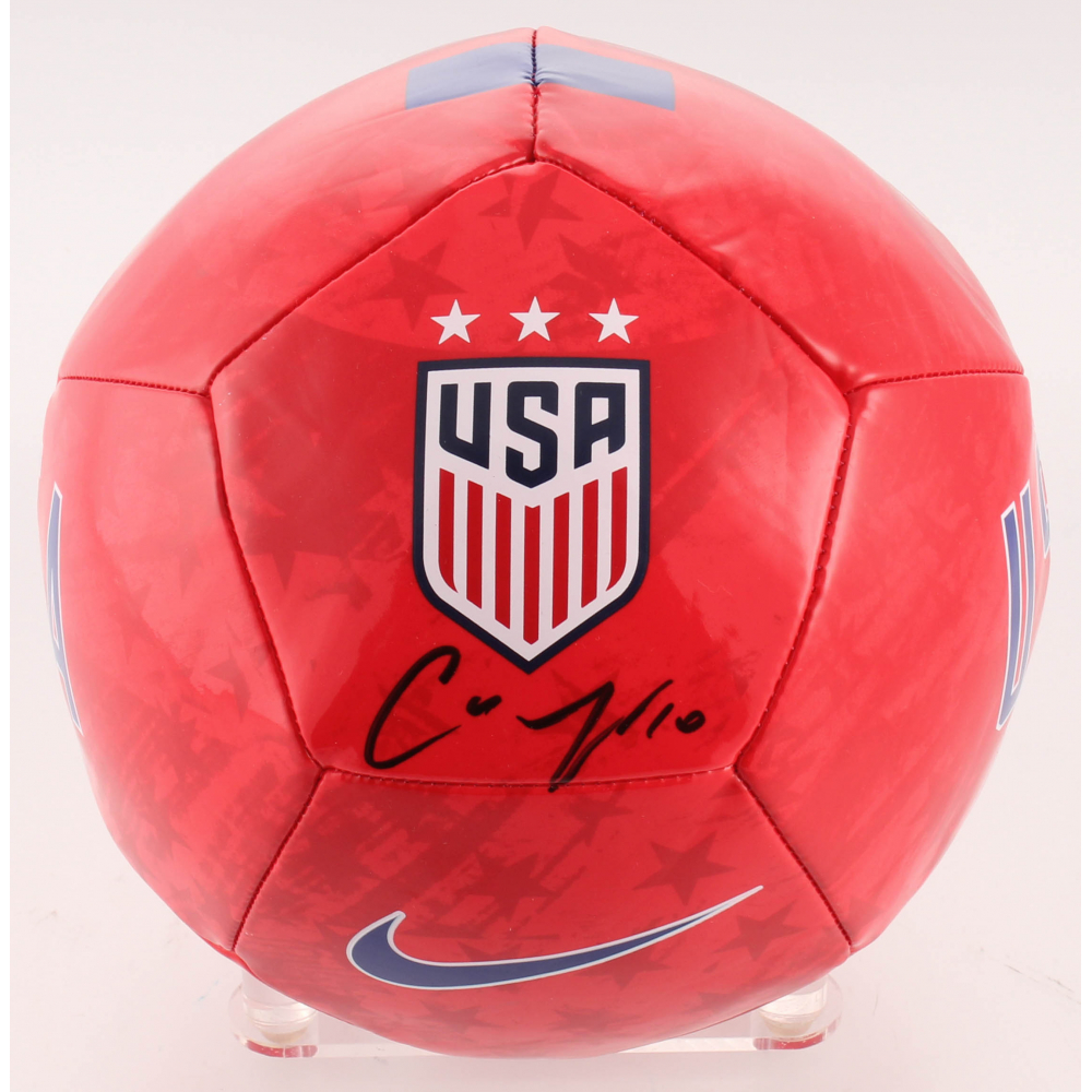 Carli Lloyd Signed Team USA Logo Nike Soccer Ball (JSA COA) | Pristine ...