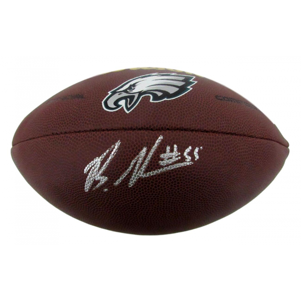 Brandon Graham Signed Eagles Logo Football (JSA COA) | Pristine Auction