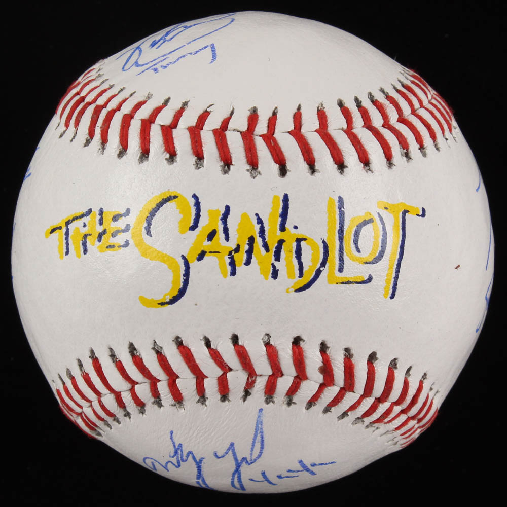 "The Sandlot" Logo Baseball Cast-Signed By (5) with Tom Guiry, Marty ...
