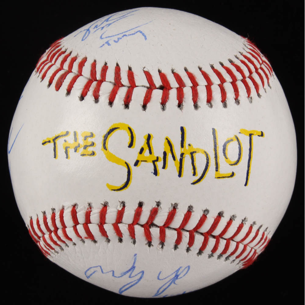 "The Sandlot" Logo Baseball Cast-Signed By (6) with Tom Guiry, Chauncey ...
