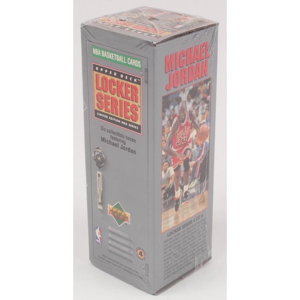 1991 Upper Deck NBA Michael Jordan Locker Series 4 Box with (7) Packs ...