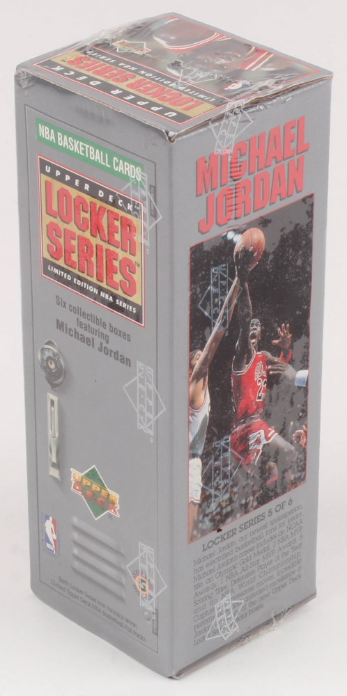 1991 Upper Deck NBA Michael Jordan Locker Series 5 Box with (7) Packs ...