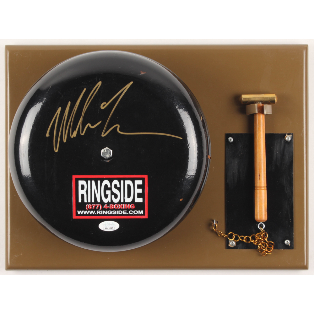 Mike Tyson Signed Authentic Full-Size Ringside Boxing Bell (JSA COA ...