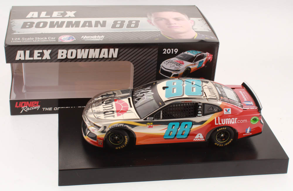 Alex Bowman Signed NASCAR #88 Llumar Window Film 2019 Camaro - Color ...