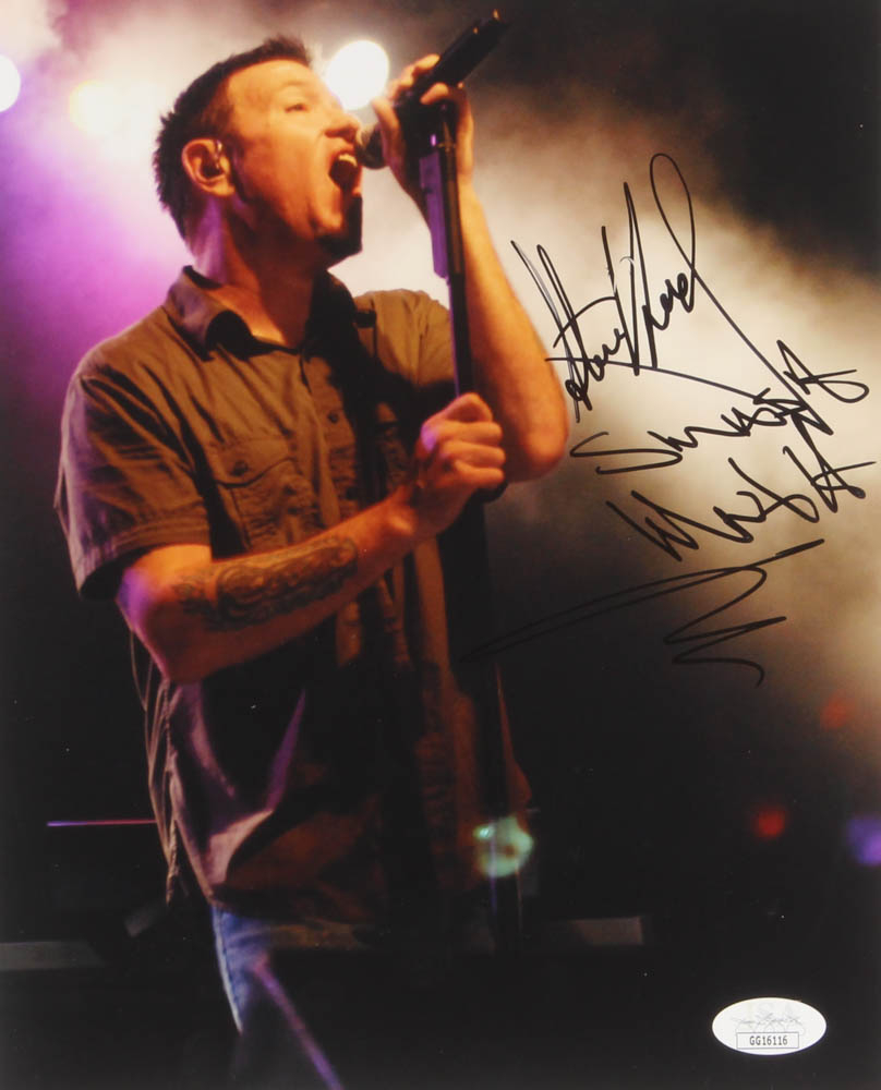 Steve Harwell Signed "Smash Mouth" 8x10 Photo Inscribed "Smash Mouth ...