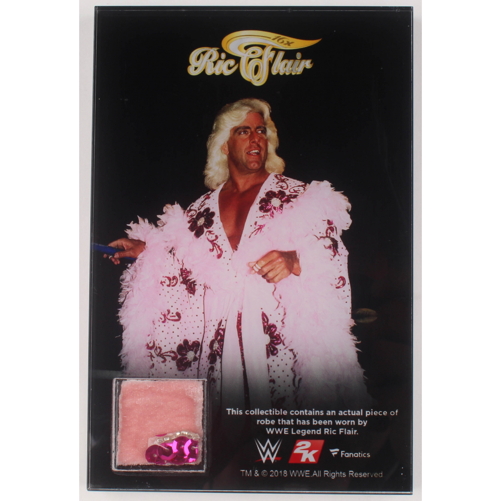 Ric Flair WWE 4x6 Robe Piece Display | Pristine Auction
