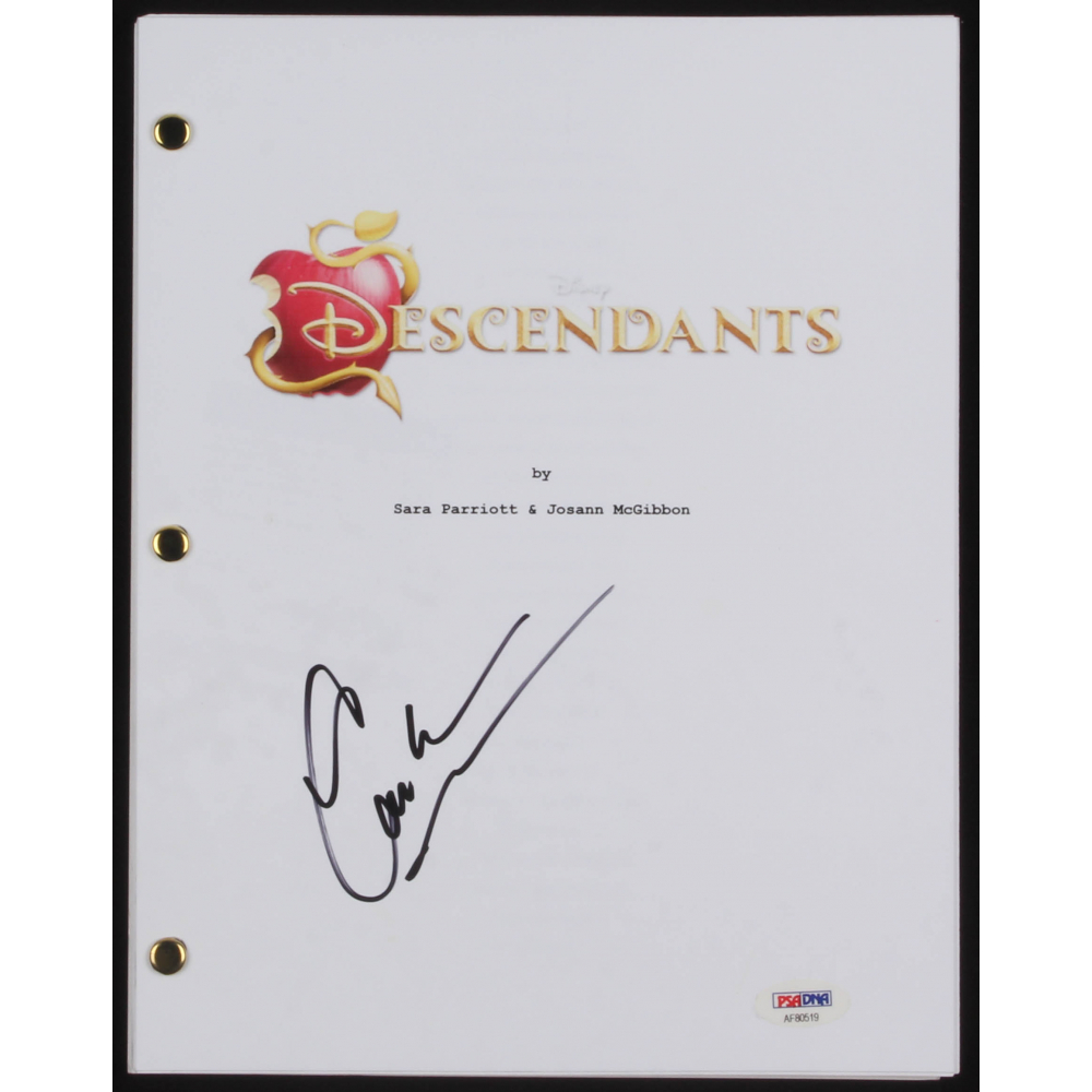 Cameron Boyce Signed "The Descendants" Movie Script (PSA COA ...